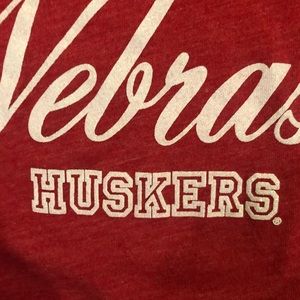 Jones & Mitchell | Tops | Jones Mitchell Nebraska Huskers T Shirt ...